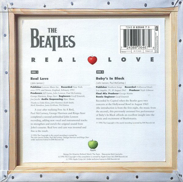 Real Love (Single) | Collecting The Beatles